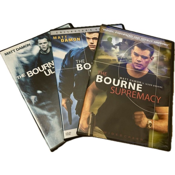Universal | Media | Jason Bourne 3 Movie Collection Dvd Identity ...